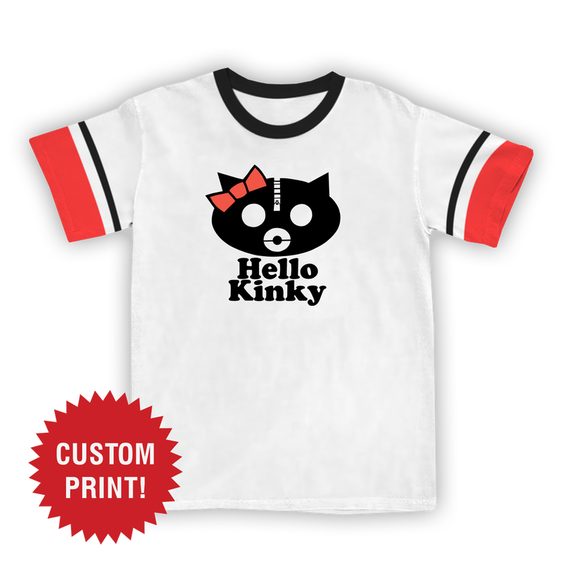 Hello Kinky Ringer T-Shirt | Gorillaz Official Store